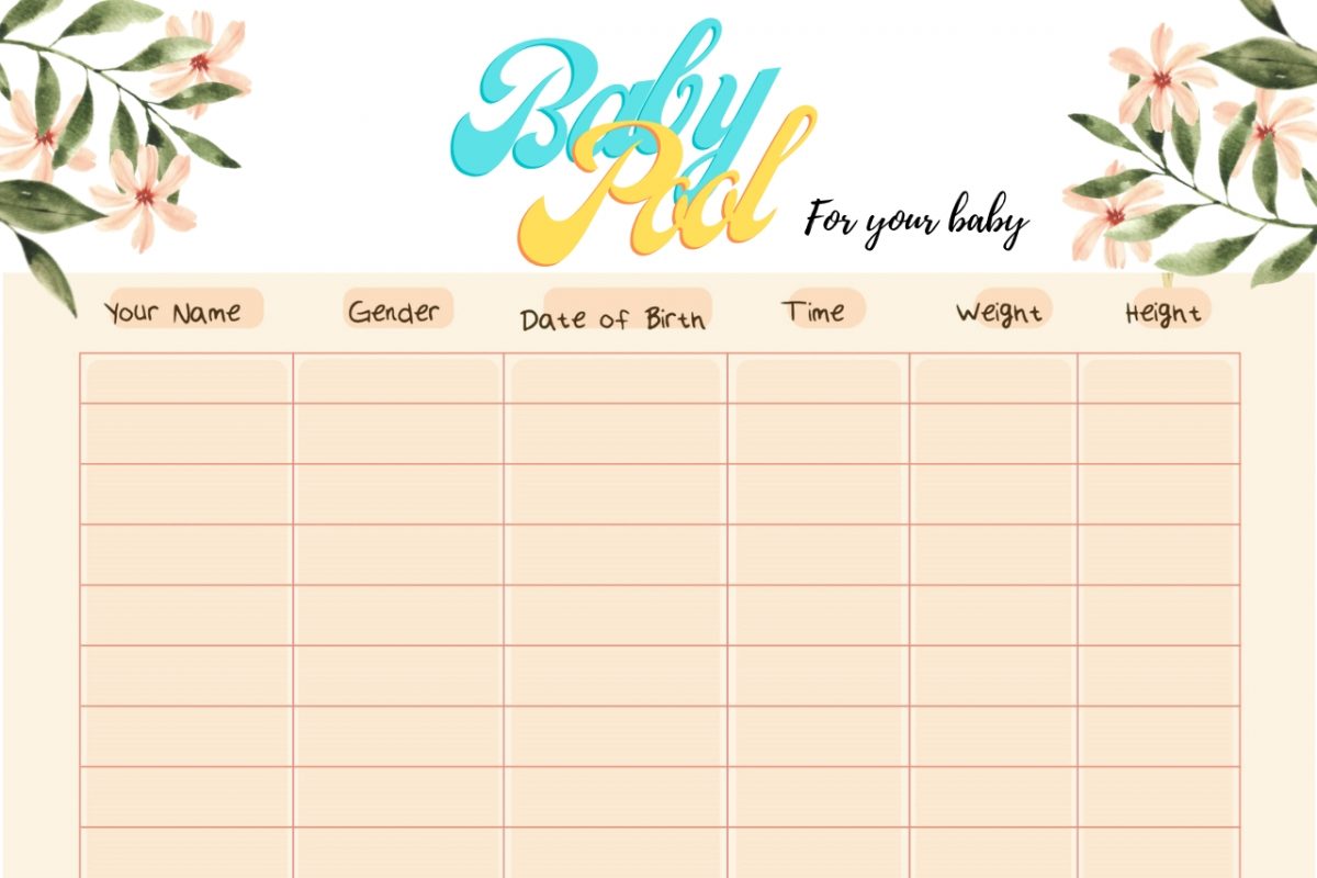 Baby Pool Templates Printable - Baby Parents Tips
