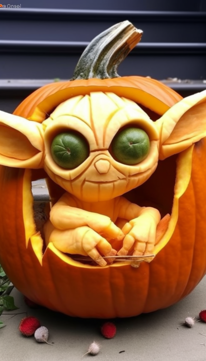 Pumpkin Carving Ideas Baby Yoda - Baby Parents Tips